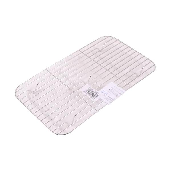 アミシルバー/長さ25cm x 幅14cm x 高さ2cm/022063・Size:長さ25cm x 幅14cm x 高さ2cmStyle:アミ・パッケージ個数:1・外寸 :250×140mm・製品重量:90g・材質:18-8ステンレス