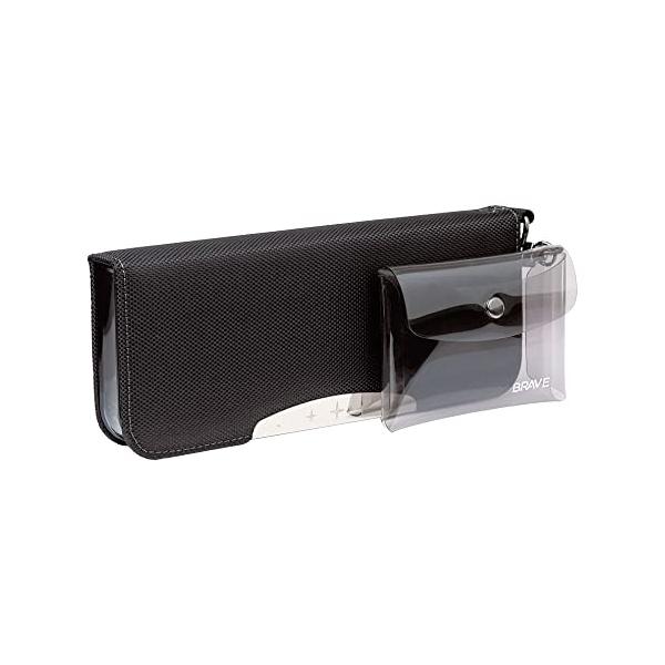 ブレイブブラック/-/FD-5670-D・Color:ブラック・パッケージ個数:1・中身の飛び出しを防止するロック機能付・授業で使うふせんやけしごむをきれいに収納できるクリアポーチ付・ランドセルに横向きでも、前ポケットにも入る・小学校の標準...