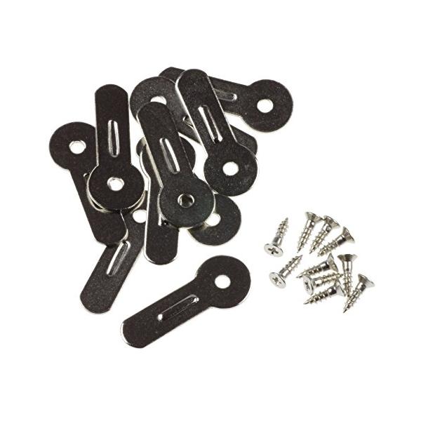 カジュアル-/-/F-0335・パッケージ個数:1・入り数:1パック・額縁工作用金具・6分/10ヶ入・木ネジ×10本