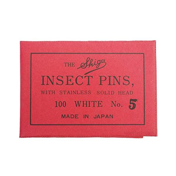 シンプル-/5号/-・Size:5号・パッケージ個数:1・昆虫針の定番、志賀の有頭インセクトピン・高級ステンレス製１００本入り・長さ：約４０ｍｍ・太さ：約０．６０ｍｍ・プラモデルのリベットやホイールワイヤーにも。