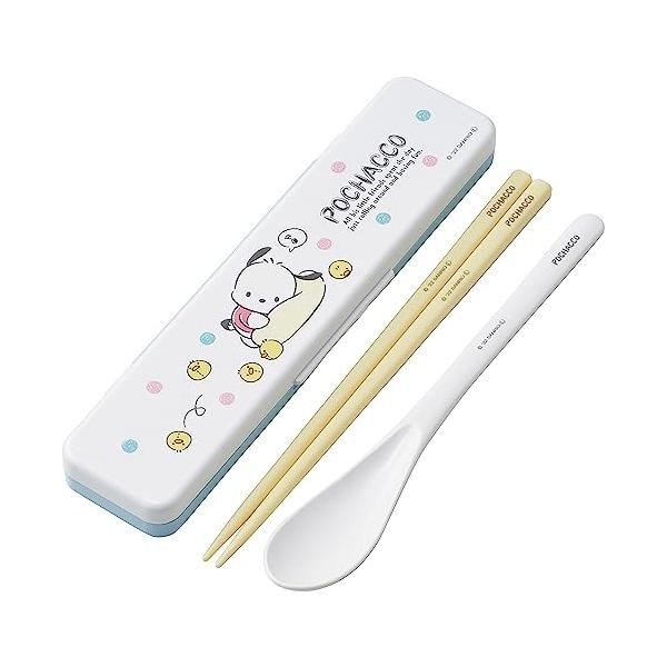 ポチャッコ/-/CCS3SAAG-A・Color:ポチャッコPatternName:コンビセット・パッケージ個数:1・サイズ:箸＝長さ18cm スプーン＝全長18cm ケース＝幅18.8×奥行4.7×高さ1.8cm・素材・材質:フタ＝AS樹...