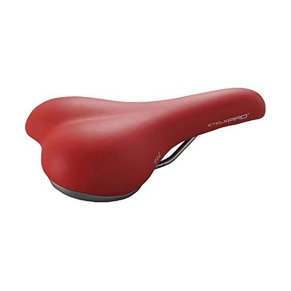 レッド/-/CP-SD3110・Color:レッド・パッケージ個数:1・スポーツバイク入門用にぴったりなGEL入りのコンフォートサドル・局部の痛みを軽減する、優れたクッション性。・6色のカラーバリエーション・スチールレール・重量:480g