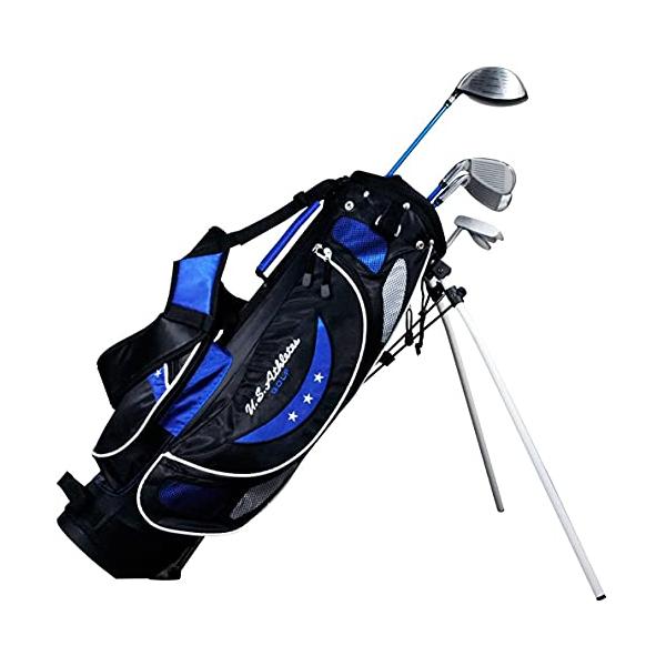 ブルー/フリーサイズ/USCS-5755 BL・Color:ブルー・パッケージ個数:1・原産国：中国・シャフト:ジュニア用軽量カーボンシャフト・グリップ:オリジナルラバーグリップ・ライ角(1W):63度