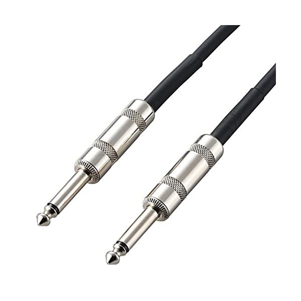 シールド [φ6.3-φ6.3] S-Sブラック/3m/DH-SH30BK・Size:3mStyle:シールド [φ6.3-φ6.3] S-S・パッケージ個数:1・φ6.3ジャックを搭載したギターやベースなどの電子楽器をアンプなどに接続して...