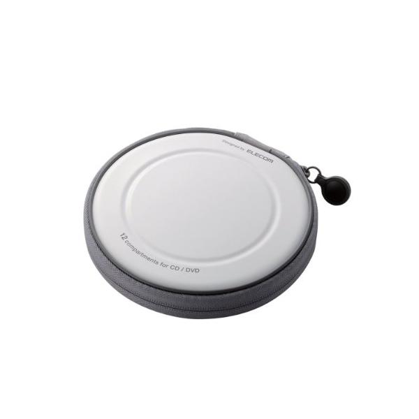 ホワイト/12枚収納/CCD-H12WH・Color:ホワイトSize:12枚収納PatternName:単品・パッケージ個数:1・持ち運びに便利なコンパクトタイプ・収納枚数:CDまたはDVD12枚・入り数:1・カラー:ホワイト・CD/DV...
