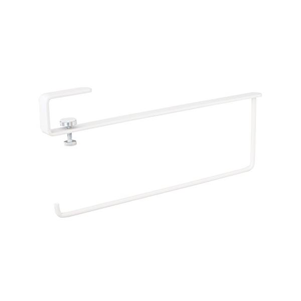 ホワイト/耐荷重:0.5kg/SPH-5・PatternName:キッチンペーパーハンガー・パッケージ個数:1・外寸サイズ幅1.5×高12.5×奥行26.5cm 耐荷重0.5kg本体重量0.19kg・カラーホワイト取付簡単工具不要。吊戸棚の...