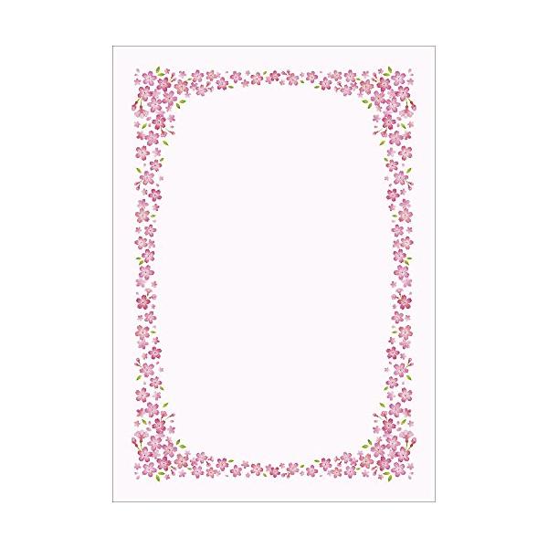 10枚桜/A4/10-1701・Color:桜Style:10枚PatternName:単品・パッケージ個数:1・縦297×横210mm 紙厚?0.193mm・材質上質紙(157g/m2)・入数10枚・仕様片面印刷・縦横兼用・仕様OA対応