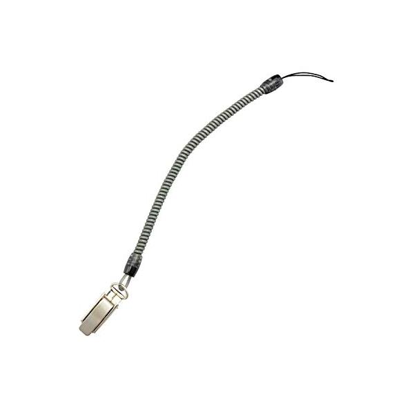 落下防止ブラック/85cm/SR-CG85BK・Color:ブラック・パッケージ個数:1・スマートフォン・携帯電話に直接取り付けOK・クリップ装着で落下防止対策にバッチリ・最大耐荷重：約2kg・長さ：最長約85cm 本体重量：約12g・材質...