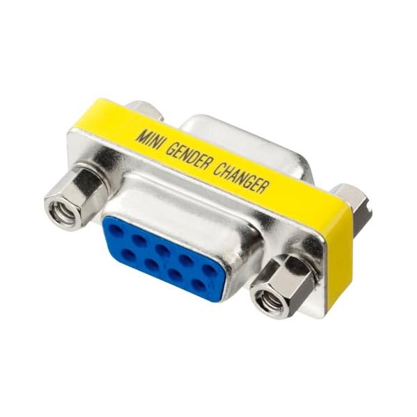 FFKブラック/-/AD9S-FFK・Color:レッドStyle:FFK・パッケージ個数:1・型番:AD9S-FFK・コネクタ形状:D-sub9pinメスインチナット(4-40)-D-sub9pinメスインチナット(4-40)・結線:スト...