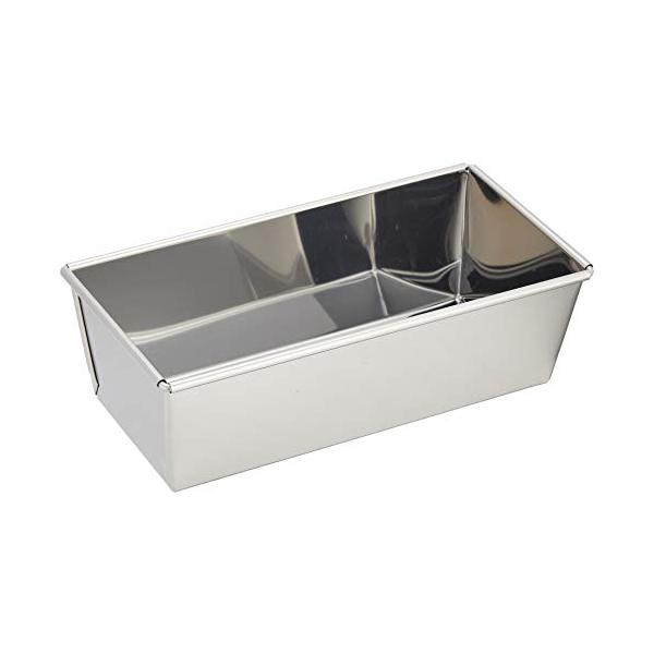 ステンレス製シルバー/小/WPU24003・Size:小PatternName:ステンレス製・パッケージ個数:1・サイズ:(内寸)幅×奥行×高さ(mm):178×86×59・ご家庭でも、業務用としても使いやすいパウンドケーキの型・色:シルバ...