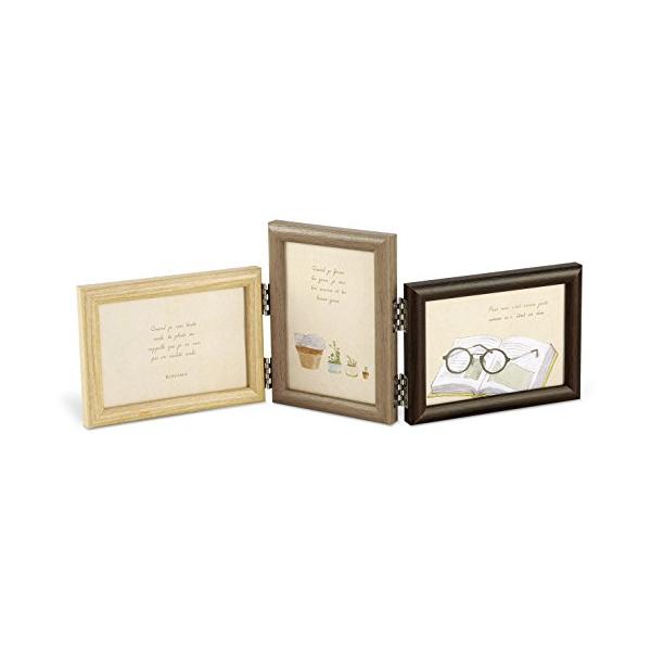 軽量ブラウン/個装サイズ:20×17×5cm/KP-31288・パッケージ個数:1・サイズ:41.5×1.5×15cm・素材:ポリスチレン、PET、ガラス・生産国:中国・写真サイズ:サービスサイズ×3・設置方法:卓上用・壁掛け両用/壁掛け時...