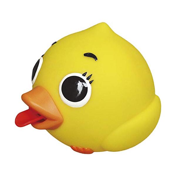 おふろでどうぶつボール(アヒル)・Style:おふろでどうぶつボール(アヒル)・対象年齢: 1.5歳以上・商品サイズ:幅80×高さ77×奥行90mm・体を押すと、舌を出して、鳴きながら水をふきます。・頭を上にして水に浮きます・底キャップは取...