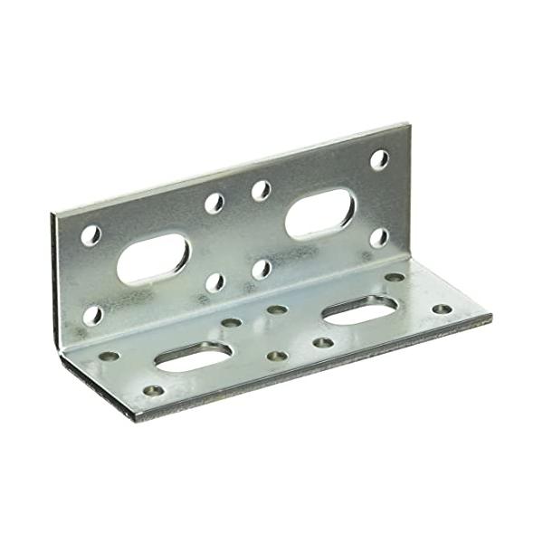 -/パワーアングル100/62849・Size:パワーアングル100・パッケージ個数:1・ボルトでもビスでもとめつけができるL型アングル・[サイズ](t)3x(W)40x(A)100xmm 。(材質)鉄。(表面処理)ユニクロ。・DIYや家具...