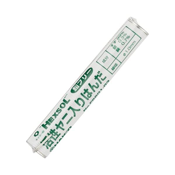 -/φ1.0mm/長さ3m/15g/FS601-03・Size:φ1.0mm/長さ3m/15g・パッケージ個数:1・成分:鉛フリー すず99%/銀0.3%/銅0.7%・線径:Φ1.0mm・内容量:15g・電子部品用・RoHS対応