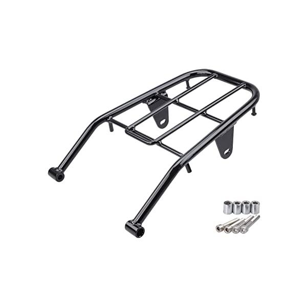 -/-/210-2761・CRF250L/RALLY用のリアキャリアが登場。・天板サイズ：縦265mm×横260mm・最大積載量5ｋｇ　キャリア本体や車体の破損の原因になる為、最大積載量は厳守願います。・スチール製ブラック仕上げ・適合：CR...