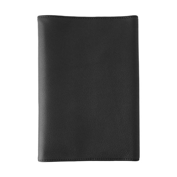 ブラック/四六判サイズ/OSL-4501・Size:四六判サイズColor:ブラック・パッケージ個数:1・素材革:牛革 裏地:レーヨン(シャンタン)・機能栞×1 カードスリット×1 有効内寸高197水平巾313厚38(mm)までの四六判に対...