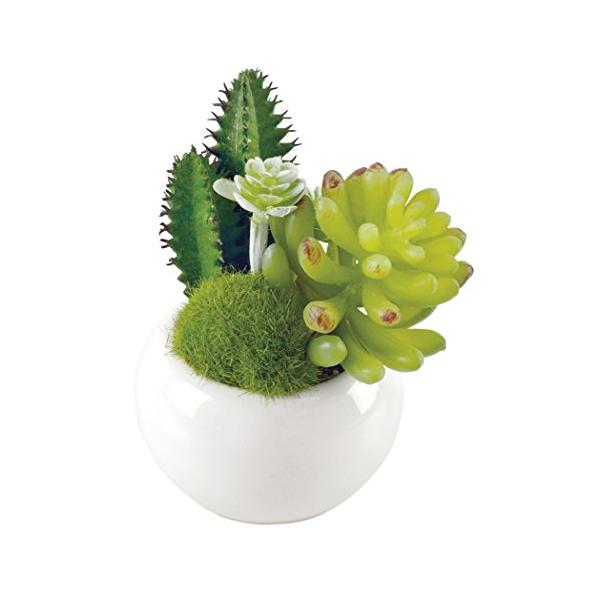 グリーン/7.5×6.5×10.5cm/KH-60983・PatternName:KH-60983・パッケージ個数:1・サイズ:7.5×6.5×10.5cm・素材:PVC、ポリスチレン、石、陶器・生産国:中国・CT触媒加工