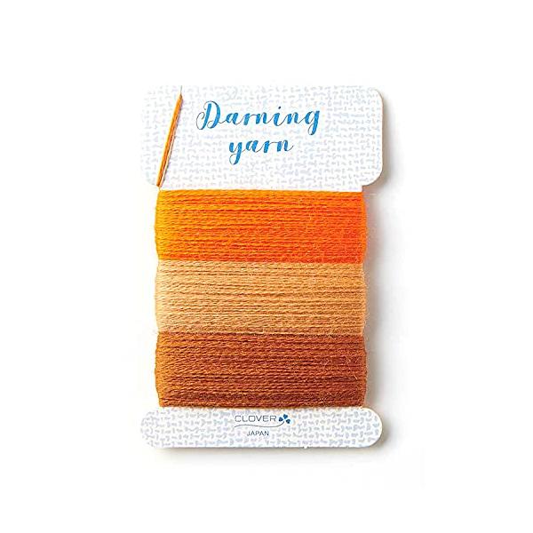マンダリン/-/CL57-584・穴のあいた靴下や衣類を簡単にお直しできるダーニング糸。別売りのダーニングマッシュルームが必要です。・あいてしまった穴、シミ、生地のへたりの修繕に。扱いやすい細めのウール調の糸です。・カラー:マンダリン・内容...