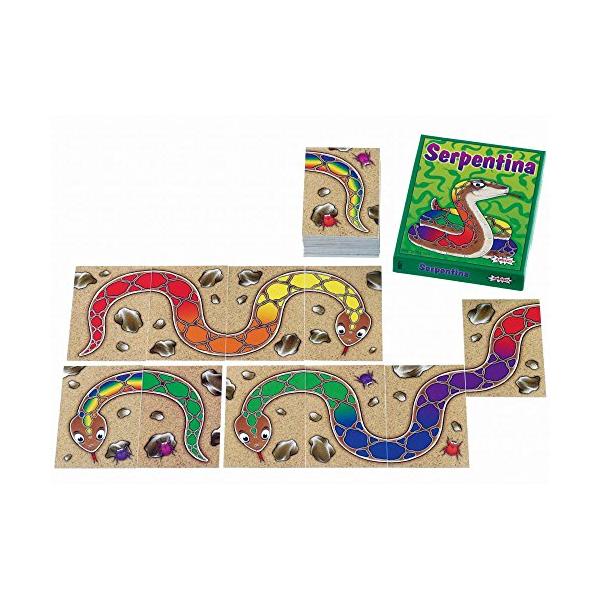 対象年齢：4歳ごろ・プレイ時間：約15分・プレイ人数：2-5人・セット内容：紙製カード50枚、日本語説明書