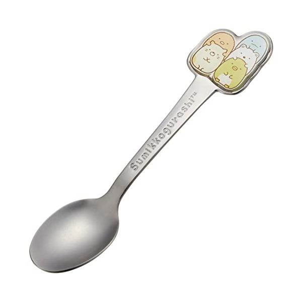 ステンレス製すみっコぐらし/-/DSS1C-A・Color:すみっコぐらしPatternName:スプーン・パッケージ個数:1・サイズ:長さ14×幅3×高さ2cm・素材・材質=ステンレス鋼 エポキシ樹脂塗装・食洗機：可・原産国:中国