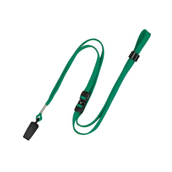 名札用ケース無グリーン/10mm×90cm/NB-29-GN・Color:グリーン・パッケージ個数:1・本体サイズ長さ 約90cm 幅10mm・材質再生PET・仕様安全装置、長さ調節機能付き・環境情報グリーン購入法適合商品 / GPNエコ商...