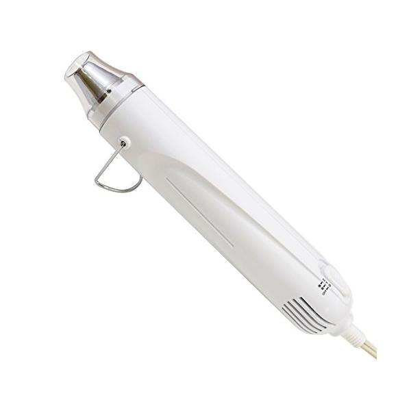 エンボスヒーターホワイト/-/EHT・Style:エンボスヒーター・温風を吹き出す、ハンディサイズのエンボスヒーターです。硬化前のレジン液内の小さな気泡を飛ばす時・細かい/立体的なプラバン作品の制作など様々なクラフトにご使用いただけます。・...