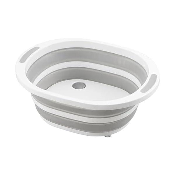 10.)洗い桶デイズ 折り畳み式 洗い桶/長さ40 x 幅31.7 cm/DS-09・パッケージ個数:1・サイズ(約):40×31.7×15.2cm、折り畳み時高さ/3.5cm・素材・材質:ポリプロピレン (耐熱温度120度、耐冷温度-20...