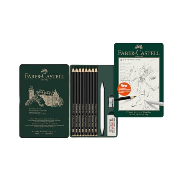 11個11点セット(鉛筆8本 + アクセサリー)/11 Piece Set/FC115220・Style:11個・パッケージ個数:1・用途 ? 最高のアーティスト品質の非常にマットなグラファイト鉛筆。 これらの鉛筆は、紙への反射を抑えるため...