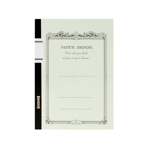 100枚-/B5/6A100・PatternName:単品Style:100枚・パッケージ個数:1・罫線 7mm横罫 30行・綴じ枚数 100枚・本文用紙 王子製紙特抄中性紙・表紙 伝統的な飾り罫入りの毛入紙・表紙 伝統的な飾り罫入りの毛入紙