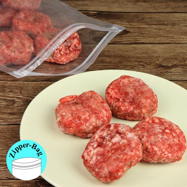 [商品名] グラスフェッドビーフ100%ミンチ　小分けサイズ凍結[名称] 牛肉加工品[内容量] 540g(1個45g / 12個入)[原産地] オーストラリアまたはニュージーランド[原材料] 牛肉[賞味期限] 別途商品ラベルに記載[保存方法...