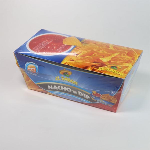 [商品名] ナチョディップ[名　称] ナチョスチップス・サルサソース[内容量] 175g[原産国] ギリシャ（チップス）、ベルギー（ソース）[原材料] サルサソース：トマト、たまねぎ、砂糖、醸造酢、ハラペーニョ、青唐辛子、赤ピーマン、食塩、...