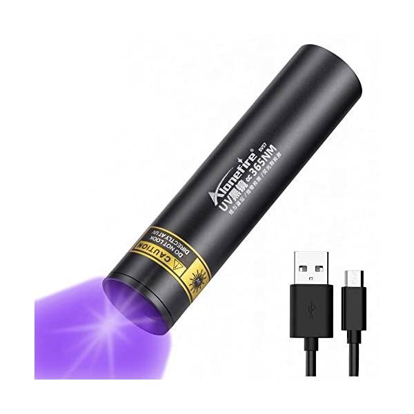 高品質の365nm UV LEDを光源として使用し、3ワットの出力があり、プロの紫外線懐中電灯として使用できます。硬質強化ブラックフィルター光学レンズを搭載し、環境からの外光、非常に少ない可視光線をフィルタリングすることができ、紫外線をより...
