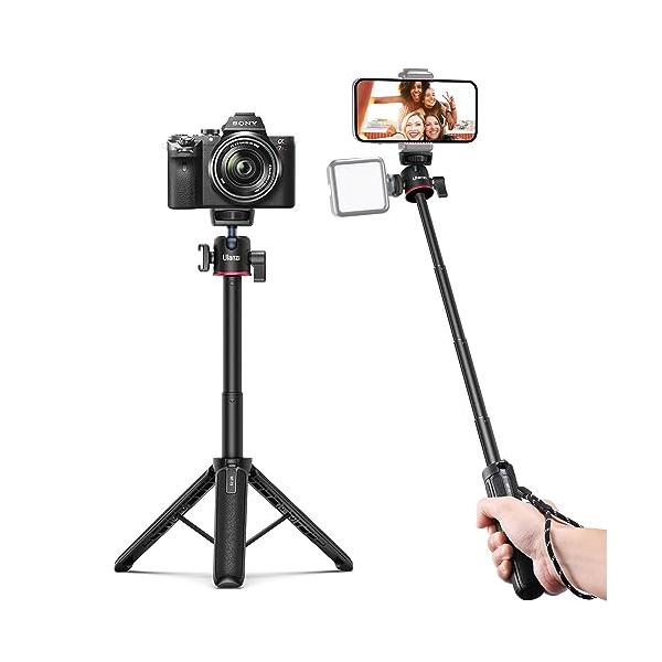 軽量で5段階調整三脚は20cmから54cmまでお好みの高さに調節して使用できます。わずか180Gの重さ、収納後のサイズは僅か20cmです。小さく軽いミニ三脚は、小さなカバンにも簡単に仕舞え、どこにでも持っていきやすいULANZI MT-73...