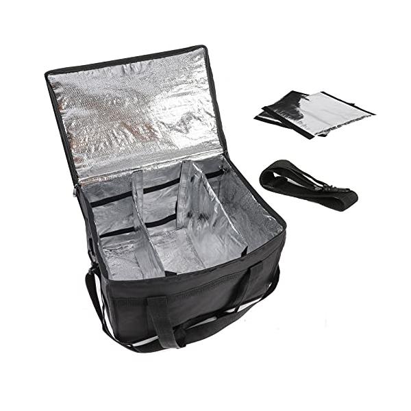 寸法：幅45x奥行き33x高さ33cm /（約）50リットル、超大容量。 ランチスープ、ドリンク、牛肉、ミルクなどのフィールド断熱/冷蔵バッグとして使用できます。高品質の素材-オックスフォード生地のシェル、2層のEPE内部断熱ライニング、メ...