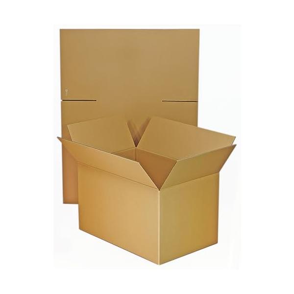 日本製 宅配便140サイズの段ボール箱サイズ：外寸 W54 x D36 x H33 cm/三辺合計：123cm宅配便140サイズ材質：K5＊強化120＊K5/ダンボールの厚み：4mm/中芯は強化120を採用二つに折ってお届けいたします緩衝材...