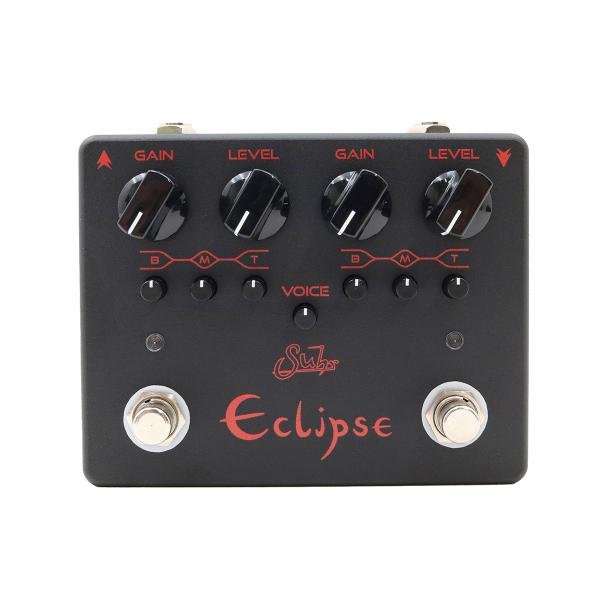 Suhrエフェクターペダルの中でも、最も幅広い音作りが可能なツインペダルEclipseペダルにブラックエディションが登場！Suhr Eclipseはまるで生き物のように生々しく、プレイのニュアンスを忠実に再現したトーンを提供するデュアルチャ...