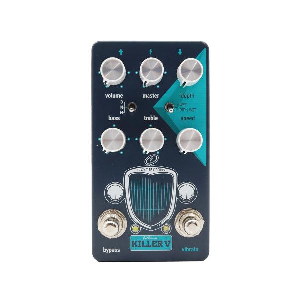 「KILLER V」は、カリフォルニアで誕生した MAGNATONE AMP からインスパイアされ作られたオーバードライブ/ビブラートペダルです。●オーバードライブセクションオールアナログのJFET回路から構成され、MAGNATONE AM...