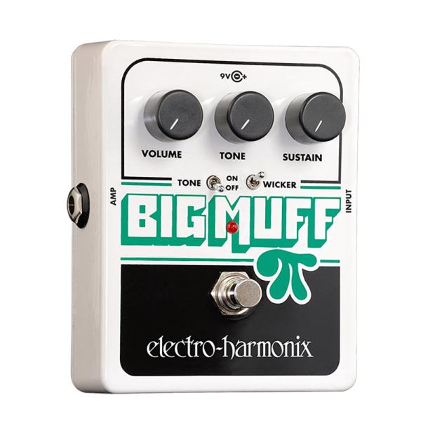 Big Muff Pi with Tone Wickerは、オリジナルのBig Muffを踏襲しつつも、スイッチを切り替えることで新しいトーンの可能性を創造するものになっています。WickerスイッチをONにすると、３段高域フィルターにより...