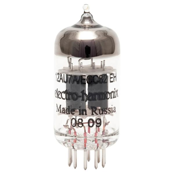 ロシア製の真空管、12AT7より出力が高く、クリーンなサウンドが得られます。ローノイズ、低マイクロフォニック仕様であり、力強くも音の分離感のあるクリアでスッキリした音質が魅力です。AMPEGやLESLIE等の、パワーアンプ部のフェイズ・イン...