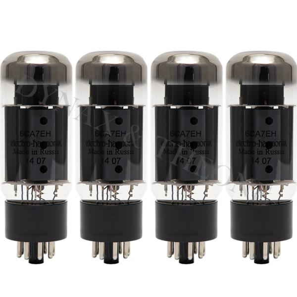 Electro-Harmonix 6CA7EH マッチドクワッド (4本) パワー菅マッチドクワッド(4本組)のパワー菅となります。EL34仕様のアンプに使用可能で、より低域がタイトに、また出力が高くなります。デビュー当時のE.ヴァン ヘイ...