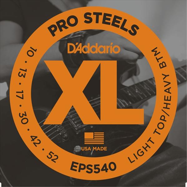 D'Addario 1052 XL PROSTEELS EPS540 Light Top/Heavy Bottom ギター弦 ダダリオ6弦ダウンチューニングなどでテンションを稼ぎ、ヘビーでタイトなサウンドをアウトプットしたいギタリストにもお...