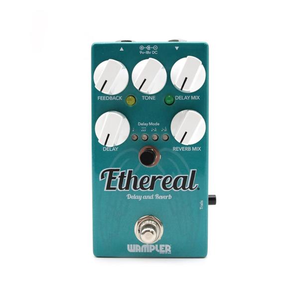 Wampler Ethereal リバーブ / ディレイ エフェクターディレイ と「プレートリバーブ」が一心同体になったハイクラスサウンドの空間系エフェクターディレイ もさることながら、何と言ってもプレートリバーブである！スプリングリバーブ...