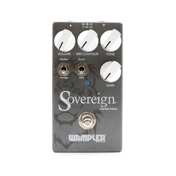 Wampler Sovereign ディストーション エフェクターまさにMETALCOREやDjentに相応しいモダンハイゲインを出力する ディストーション近年のMETAL系などで多様される7弦や8弦ギターなどとも相性がよく、歪んでいてもタ...