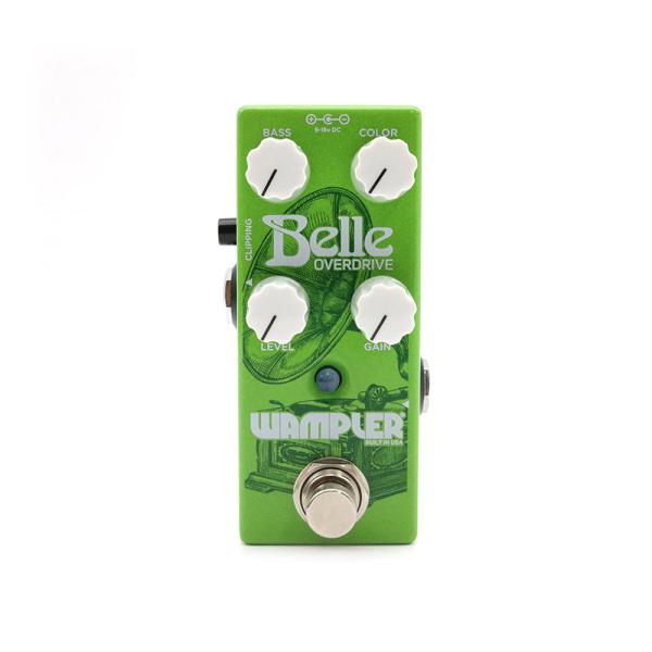 Wampler BELLE Overdrive オーバードライブ エフェクタークリーンブーストから「ガッツリ歪み」まで広いジャンルをカバーできる オーバードライブこの オーバードライブ 一台でセッティングを出すもよし！スイッチャーと繋いでサ...