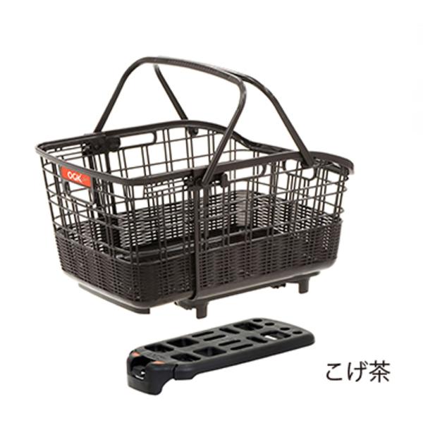 うしろ用バスケットたっぷり荷物を運べるリヤタイプRB-037B6着脱籐風スライドうしろバスケット特徴・荷物の量で大きさが変わる！・大きくてもすっきり軽快デザイン。・簡単着脱で使い勝手自由自在。・カバンや荷物にキズがつきにくい・内側のカドを無...