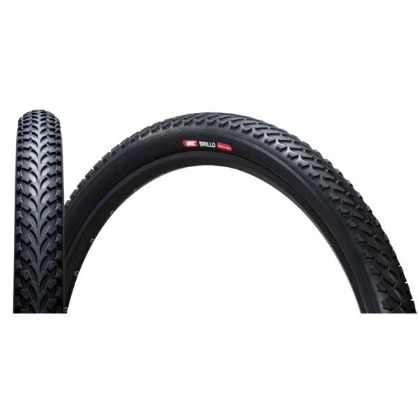 『ブリロ』MTB のルックスやイメージを損なわない街乗り用ブロックタイヤ。センターリッジパターンが転がり抵抗を軽減。耐久性に優れたゴムでサイドをカバー＆強化している。■カラー：ブラック■種別：クリンチャー■IRC NO.2：186266■サ...