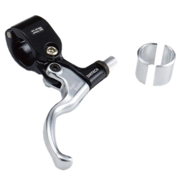 ●直径25.4mmハンドルバー用●ダートジャンプ、フリースタイル用レバー●アルミ鍛造ブラケット●アルミ鍛造レバー●2mm六角レンチリーチアジャスター●ヒンジタイプクランプバンド■カラー：ブラック/シルバー■重量：268g（ペア）