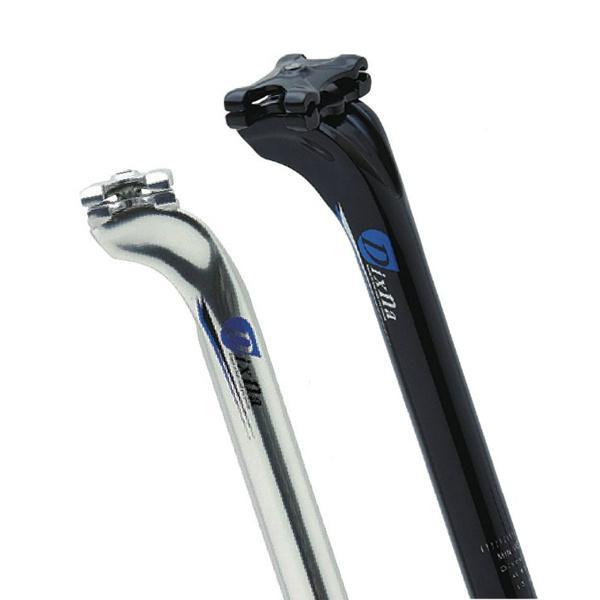 Dixna ディズナ V シェイプ シートポスト  27.2mmφ ブラック（マット） Dixna ディズナ「V シェイプステム」と共通カラー＆デザインのスタイリッシュな1ボルトタイプのシートポスト。別売りでカラークランプやナロウ 30mm...