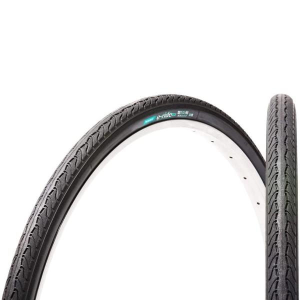 転がり抵抗の小さいトレッドパターンの採用で、スムーズで軽快な走行感を実現。グリップ力に優れたコンパウンド、排水性の高いトレッドパターン、路面に食いつくヤスリ目加工により、雨天時でも高いブレーキ性能を発揮する子乗せ電動アシスト車に安心なモデル...