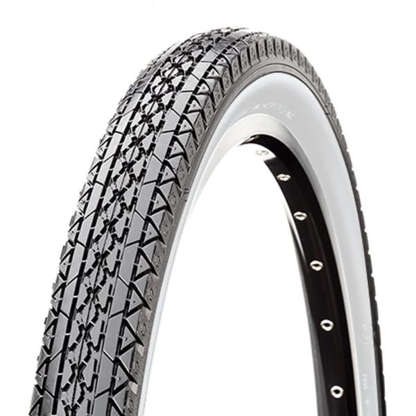 ビーチクルーザーのタイヤ※商品画像はイメージです。実物とは異なる場合があります。カラー、サイズ等は必ず商品説明欄をご確認ください。■色：ブラック/ホワイト■パターン：C241■サイズ：26×2.125■タイプ：ビーチクルーザー■ETRTO：...